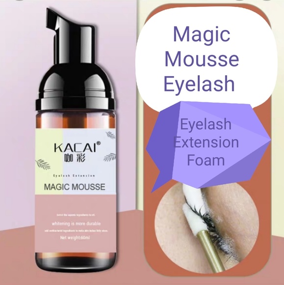 Makeup | Magic Mousse Eyelash Extensions Cleaner Foam | Poshmark